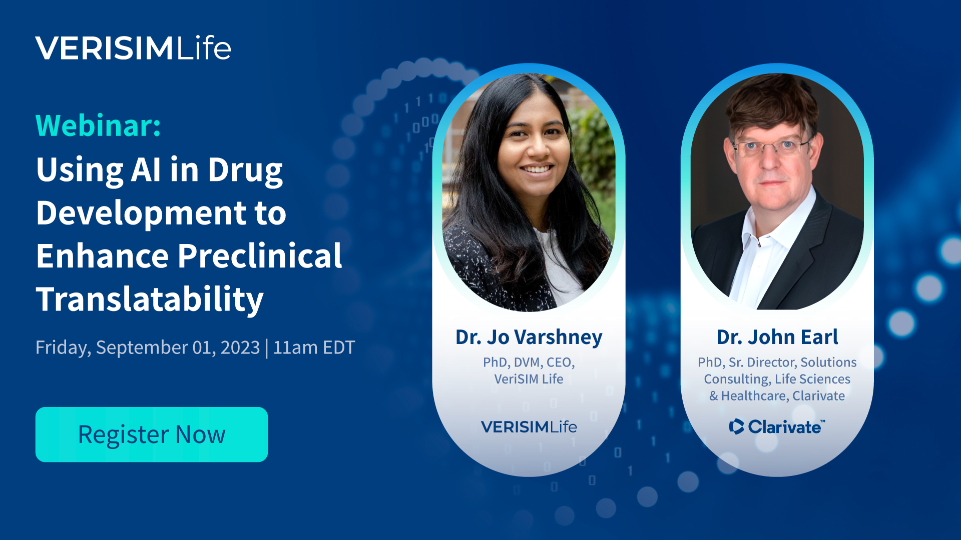 VeriSIM Life Webinar - Using AI in Drug Development to Enhance ...
